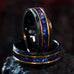 THE LIGHTNING STORM – Black Tungsten Alexandrite Ring for Men | Manlemars